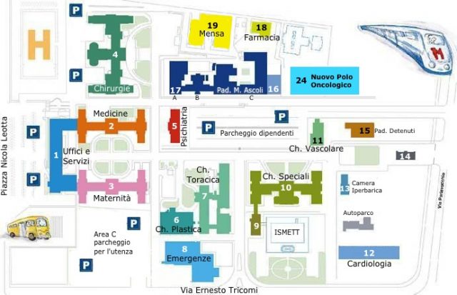 Ospedale Civico Palermo, come prenotare visita e come raggiungerlo