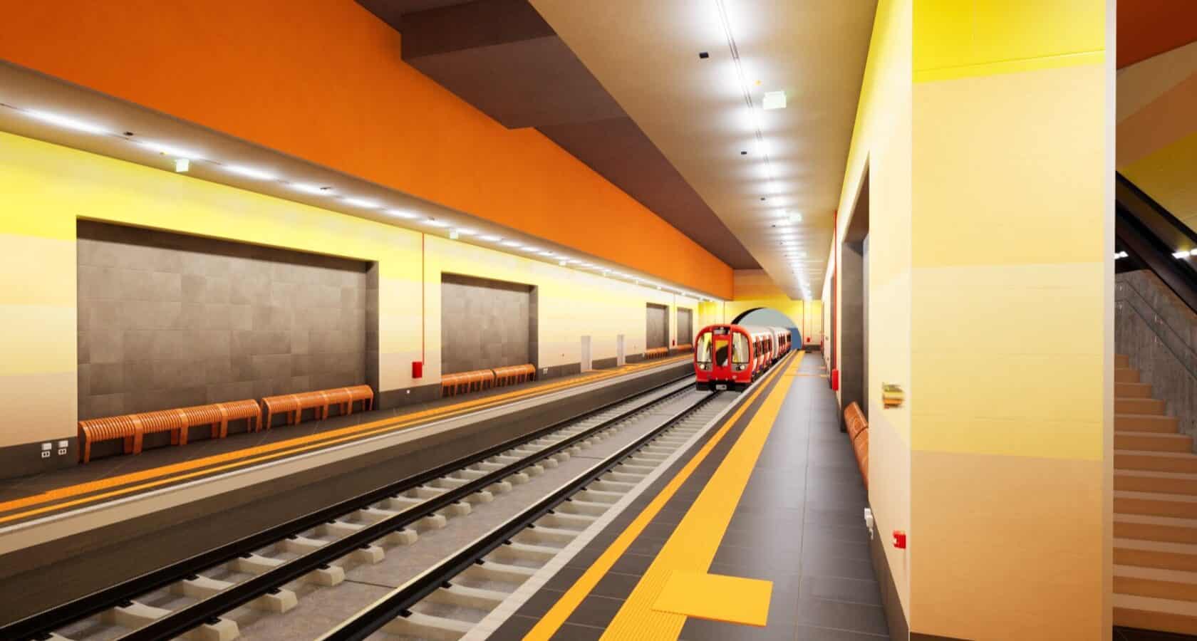 Catania, render della metro Misterbianco-Paternò: ecco come sarà