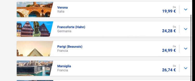 Offerte Ryanair, voli a partire da 13 euro dai tre aeroporti siciliani